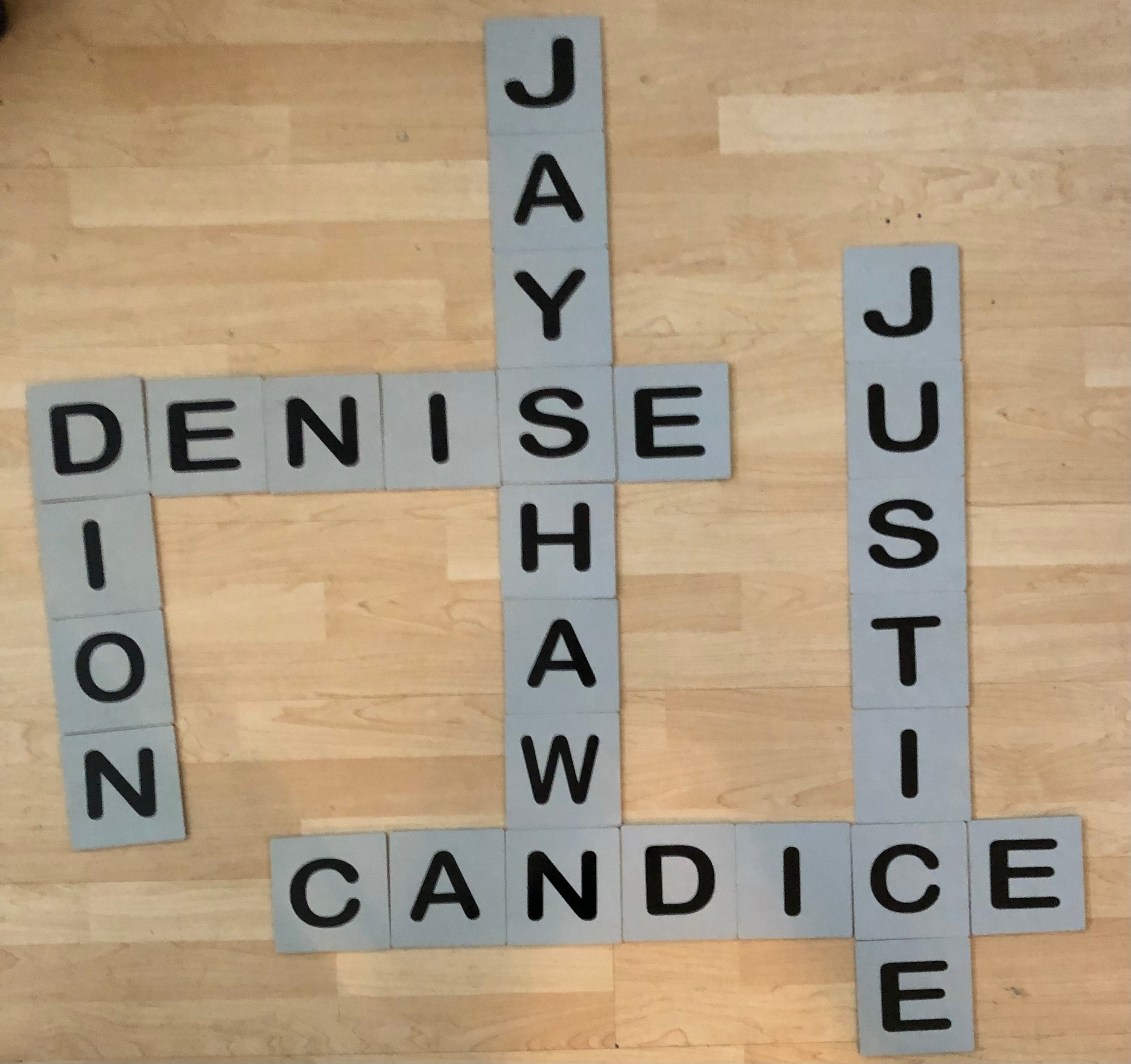Name tiles – Tysons Nursery